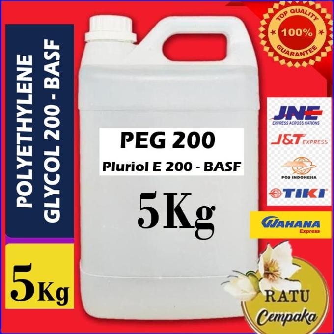 Jual Peg 200 - Polyethylene Glycol 200 - Ex Basf - Pluriol E 200 5L ...