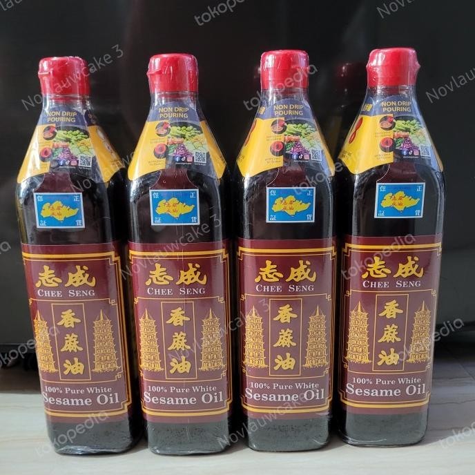Jual minyak wijen chee seng 750 ml sesame oil / minyak wijen pagoda ...