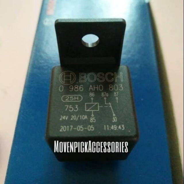 Jual RELAY BOSCH 24V 10/20A KAKI 5 RELAY PEMUTUS ORIGINAL MADE IN TAIWAN | Shopee Indonesia