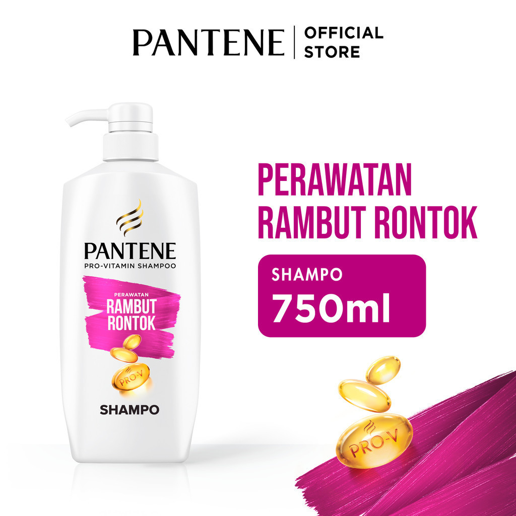 Jual Pantene Sampo Perawatan Rambut Rontok Pro-V 750ml / Pantene ...