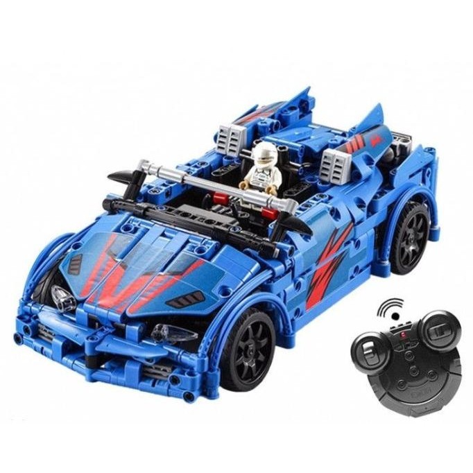 Jual Double E CADA Bricks Crash Racing Car C51052W 2.4G RC 585pcs ...