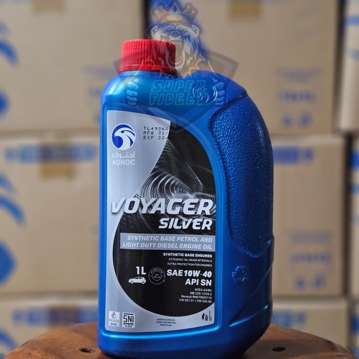 Jual OLI ADNOC VOYAGER SILVER 10W40 SIZE 1LITER | Shopee Indonesia