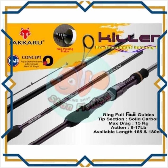 Jual [SHA] JORAN SPINNING JAKKARU KILLER (PACKING PIPA PVC) | Shopee ...