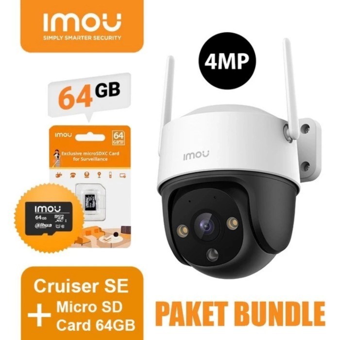 Jual Imou Cruiser se 4mp Indoor WATERPROF IP Camera bundling MicroSD ...