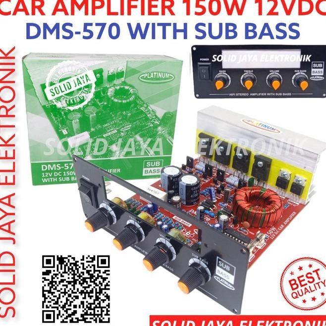 Jual Power Speaker Aktif Stereo 12V Aki Mobil Amplifier Dms 570 Platinum Fristaliashop | Shopee ...