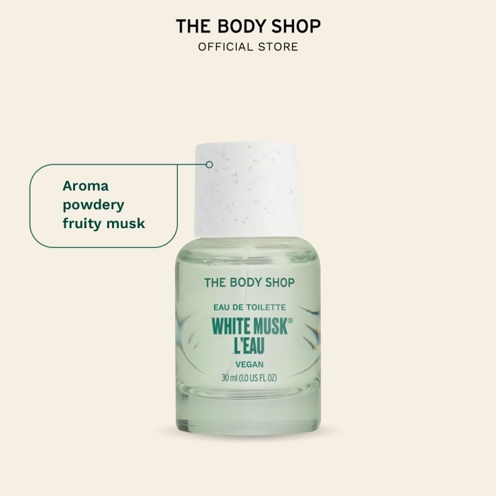 Jual The Body Shop White Musk L'eau Eau De Toilette EDT 30ml | Shopee Indonesia