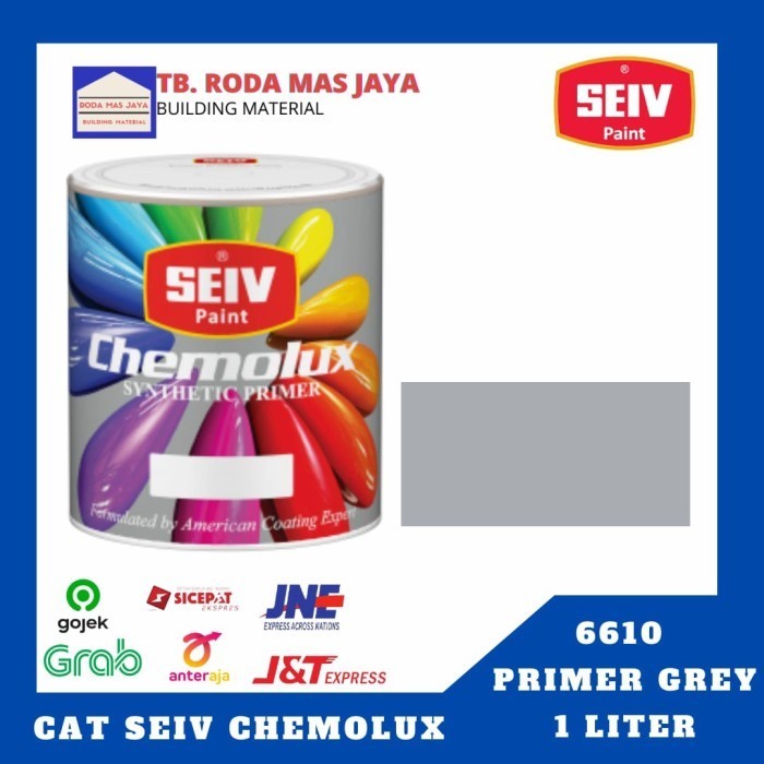 Jual Seiv Cat Kayu Besi/Cat Dasar/Seiv Chemolux Primer Grey | Shopee ...