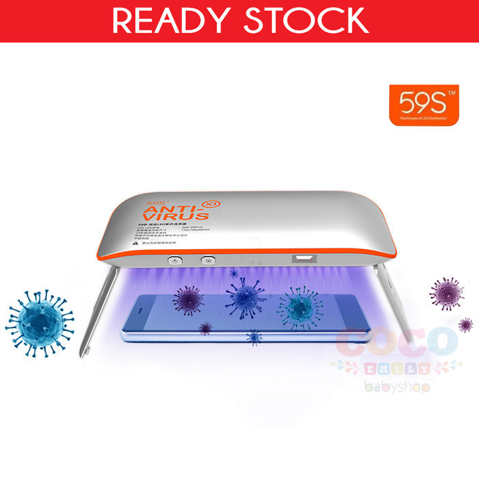 Jual 59s UV UVC LED Portable Sterilizer Anti Virus Alat Steril Masker | Shopee Indonesia