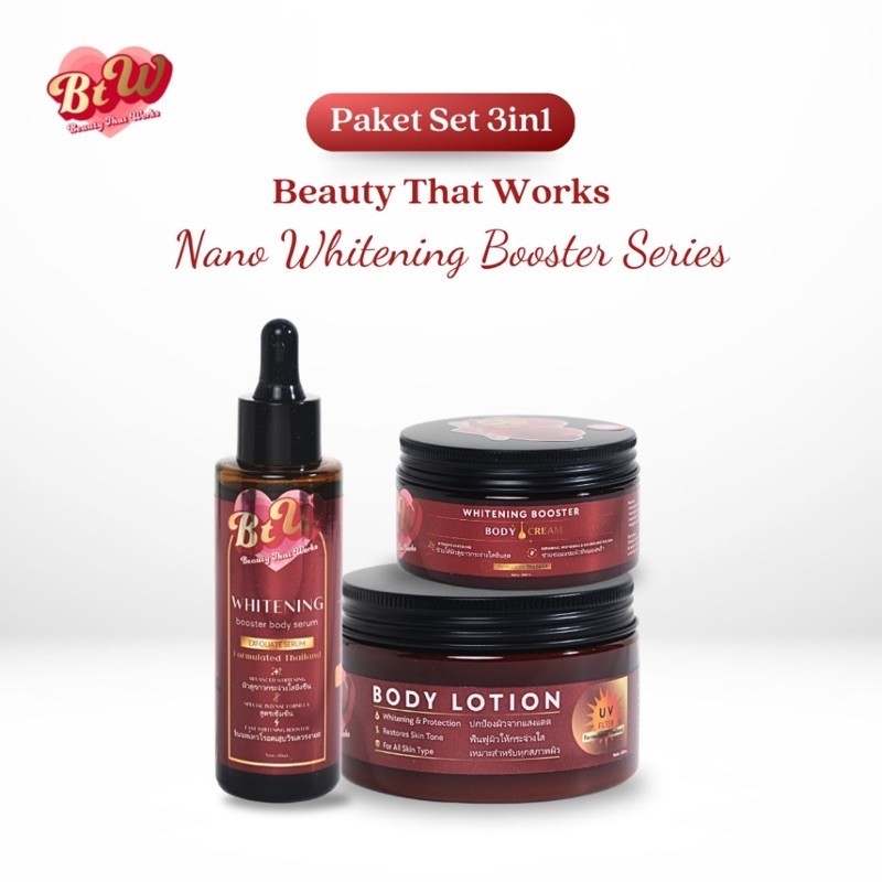 Jual READY ️ Beauty That Works BTW Indonesia Formula Thailand Lotion ...