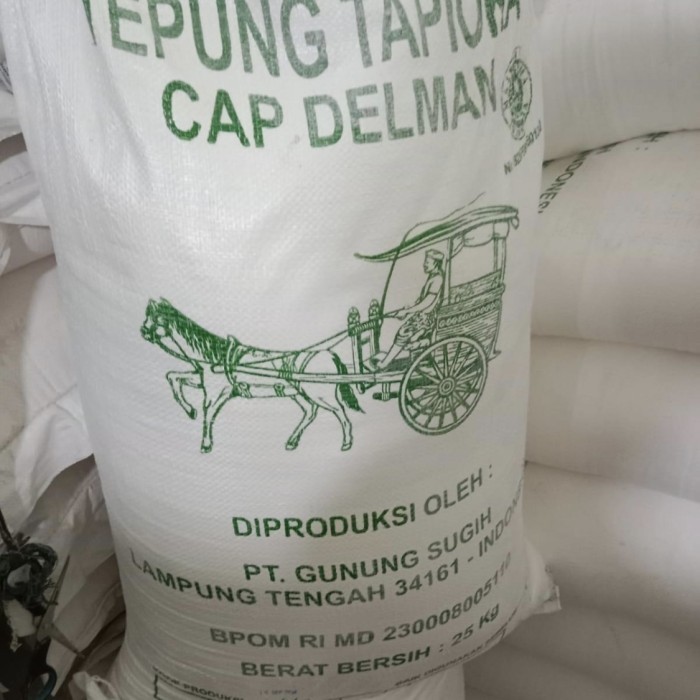 Jual Sagu Delman 25 Kg / Tepung Tapioka / Tepung Tapioca Delman 25 Kg ...