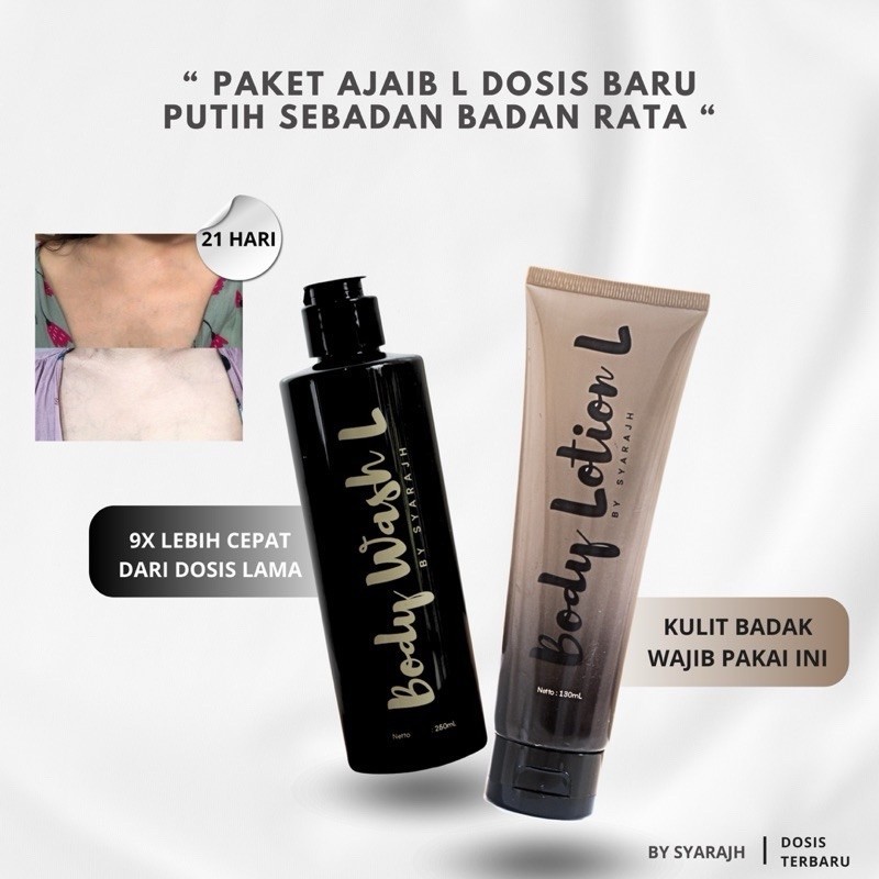 Jual READY ️ (DOSIS TERBARU) Paket Sabun Ajaib dan Lotion Ajaib Black L ...