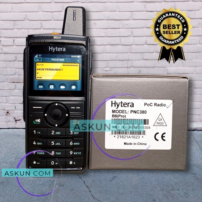 Jual Mantab Ht Hytera Poc Pnc 380 + Sim Card + Server Permanen Original ...
