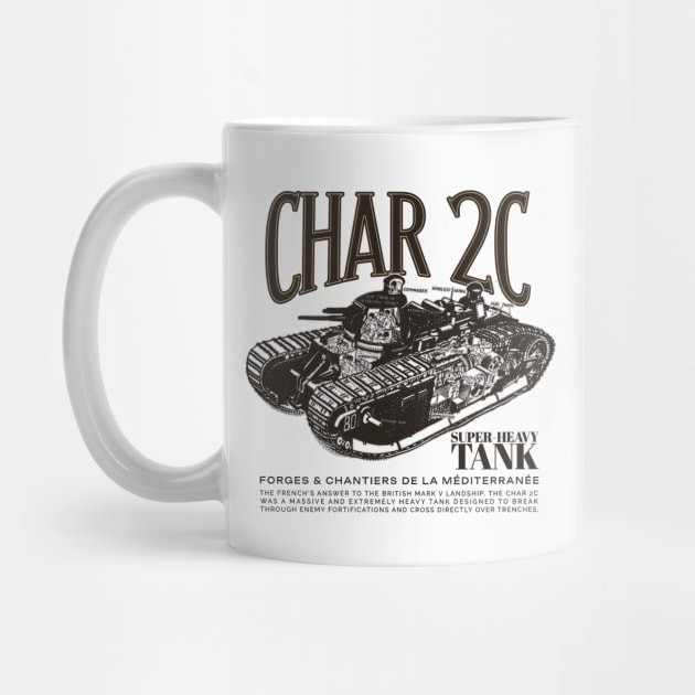 Jual CHAR 2C WW1 Mug Kopi Tangki Berat Prancis CHAR 2C WW1 French Heavy ...
