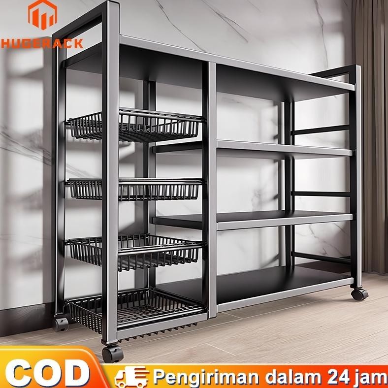 Jual Rak Susun Dapur Minimalis Rak Roda Rak Dapur Microwave Rak Oven ...