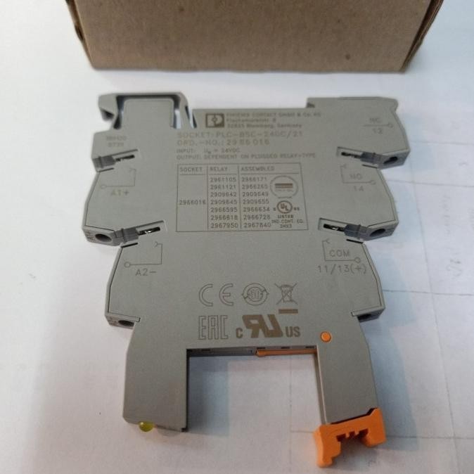 Jual [ Ek ] Socket Phoenix Contact Plc-Bsc-24Dc/21 (2966016) !! Ready | Shopee Indonesia