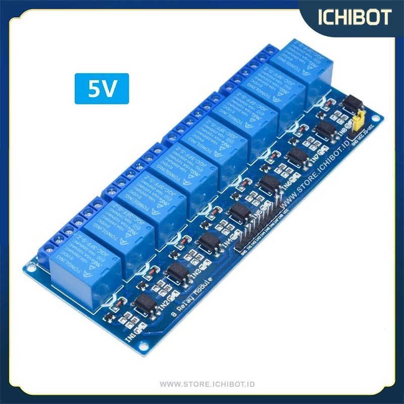 Jual Relay 5V 8 Channel 8ch Chanel Arduino Optocoupler | Shopee Indonesia
