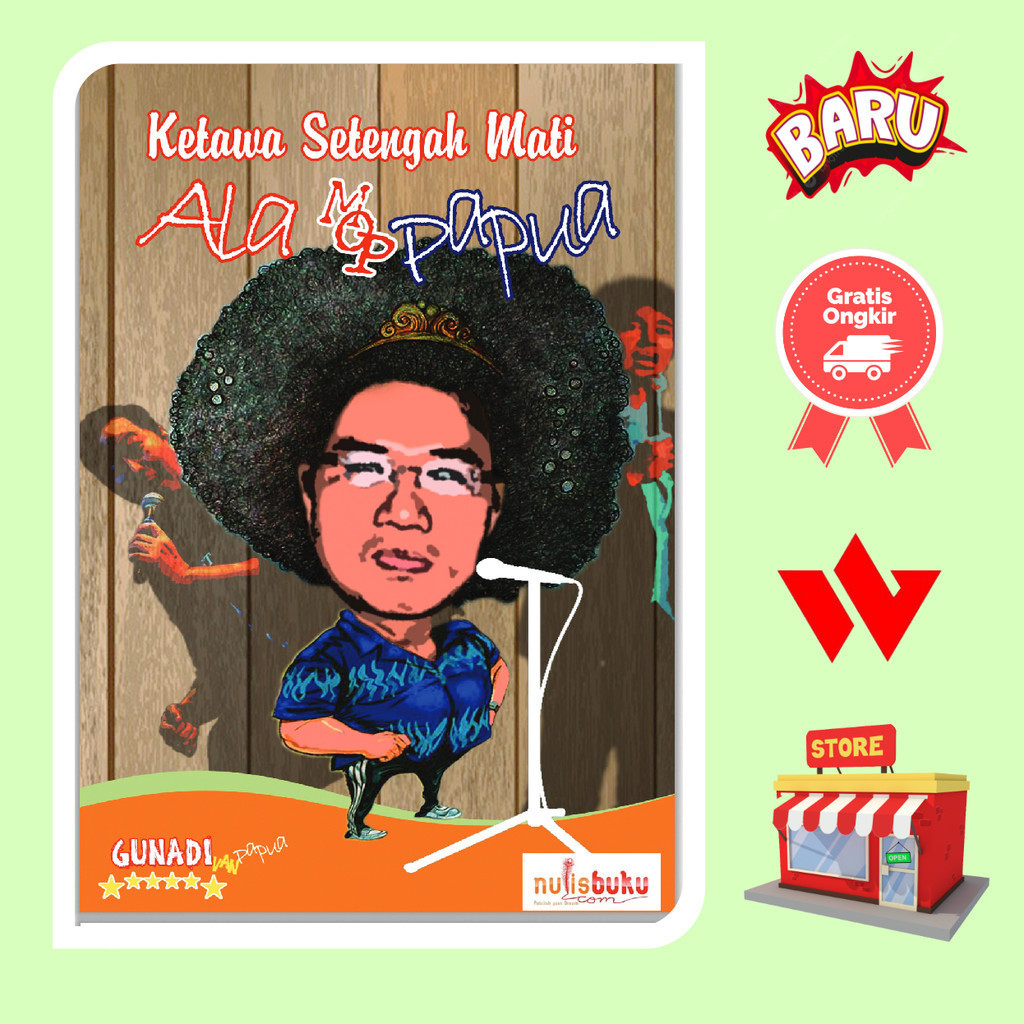 Jual Buku Ketawa Setengah Mati Ala Mop Papua - Gunadi | Shopee Indonesia