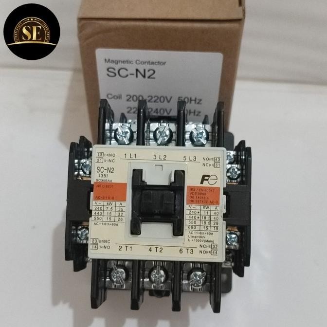 Jual Magnetic Contactor Fuji Sc-N2 Kontaktor Fuji Scn2 Scn-2 !! Ready | Shopee Indonesia