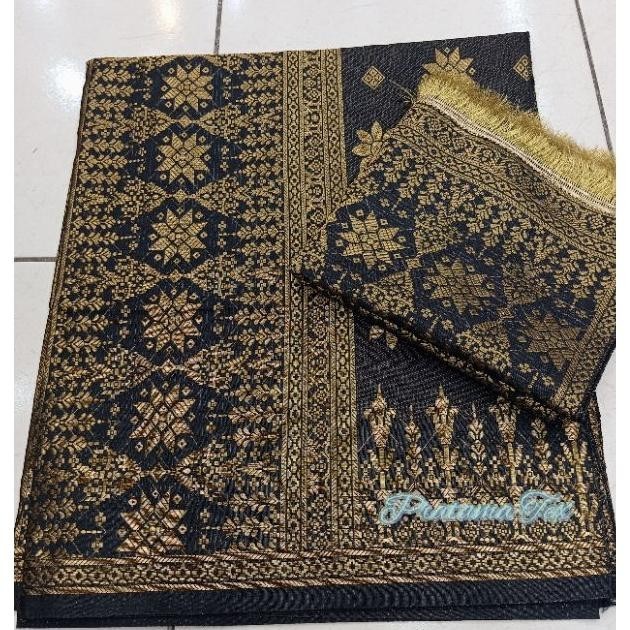 Jual Kain Songket Tenun Palembang. Set Kain + Slendang Palembang Benang ...