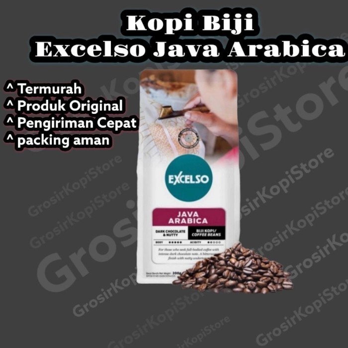 Jual Kopi Biji Java Arabica Excelso 200 Gram | Shopee Indonesia