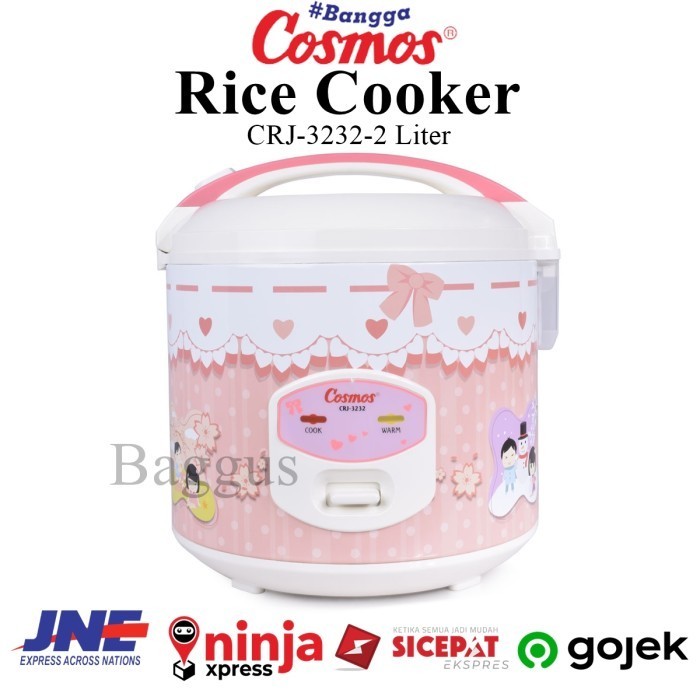 Jual Cosmos Magic Com Pink 2Liter Crj 3232 / Rice Cooker / Mejikom ...