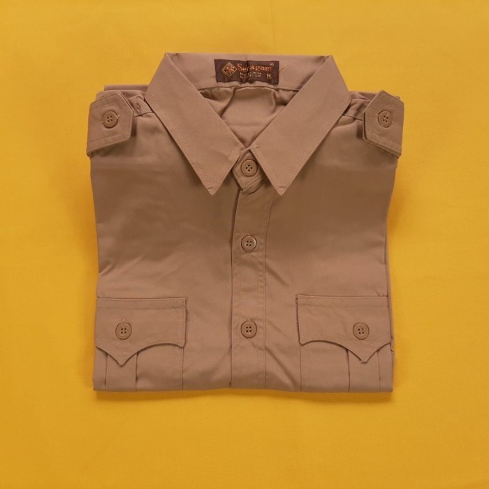 Jual Seragam Sekolah Pramuka ggalang Lengan dek Merek Seragam | Shopee ...