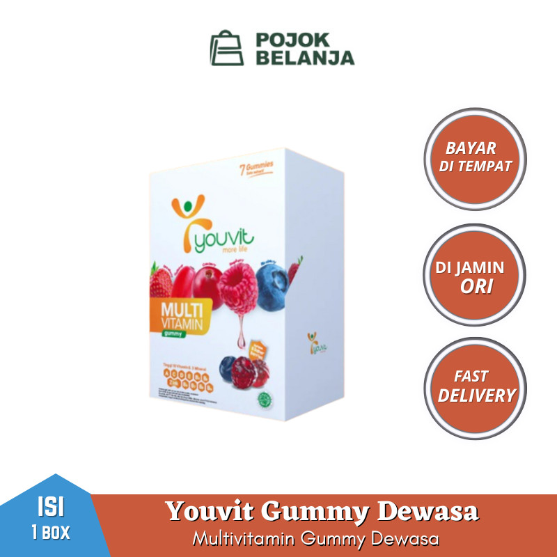 Jual Youvit Multivitamin For Adult Sachet - Multivitamin Gummy Dewasa Rasa Mix Berry | Shopee ...