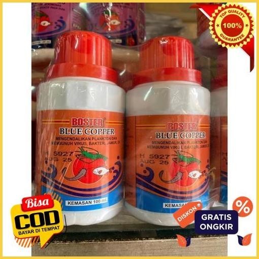 Jual Termurah Boster Blue Copper Obat Jamur Ikan Virus Bakteri Lele ...