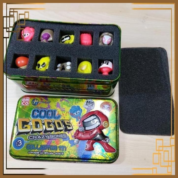 Jual [GWM] GOGO'S COOL CRAZY BONES COLLECTOR TIN FIGURE GOGOS KALENG ...