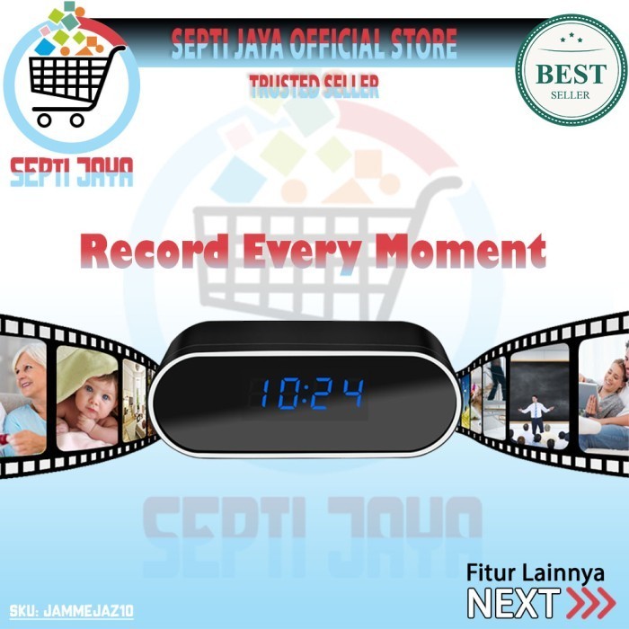 Jual Spy Camera Cctv Mini Tersembunyi Z10 Wifi Jam Kamera Table Desk Clock | Shopee Indonesia