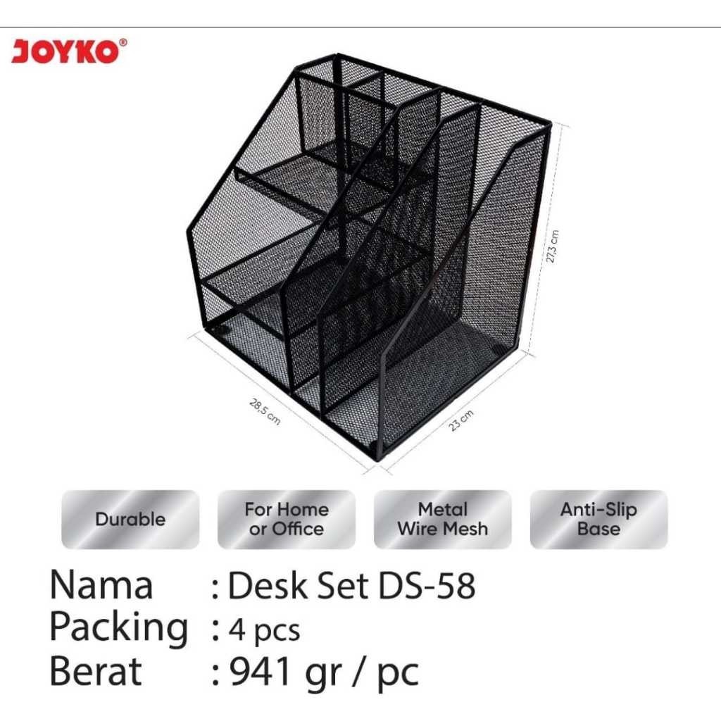 Jual desk set 58 joyko 7 slot sekat meja box file lengkap TIDAK ADA ...