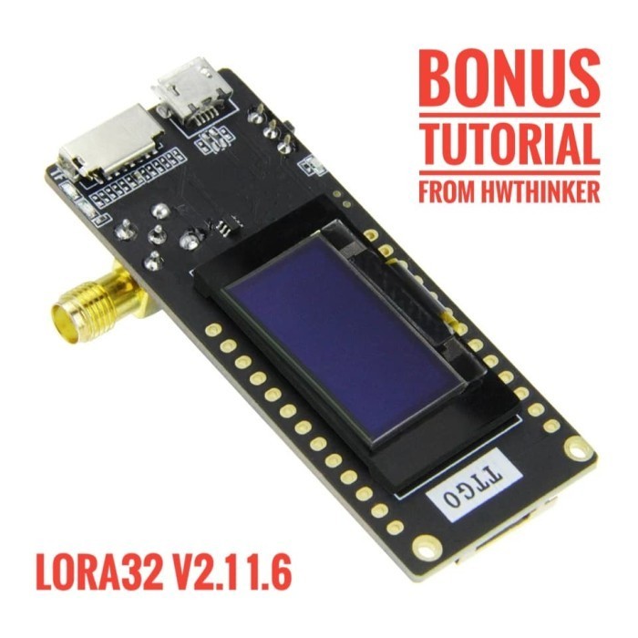 Jual New Series Lilygo Ttgo Lora32 Lora V2 1 915mhz 923mhz Esp32 Oled 0 96 Wifi Ble Original