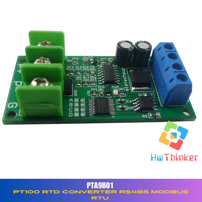 Jual NEW SERIES PTA9B01 DC 12V PT100 RTD CONVERTER RS485 MODBUS RTU TEMPERATURE SENSOR ORIGINAL ...