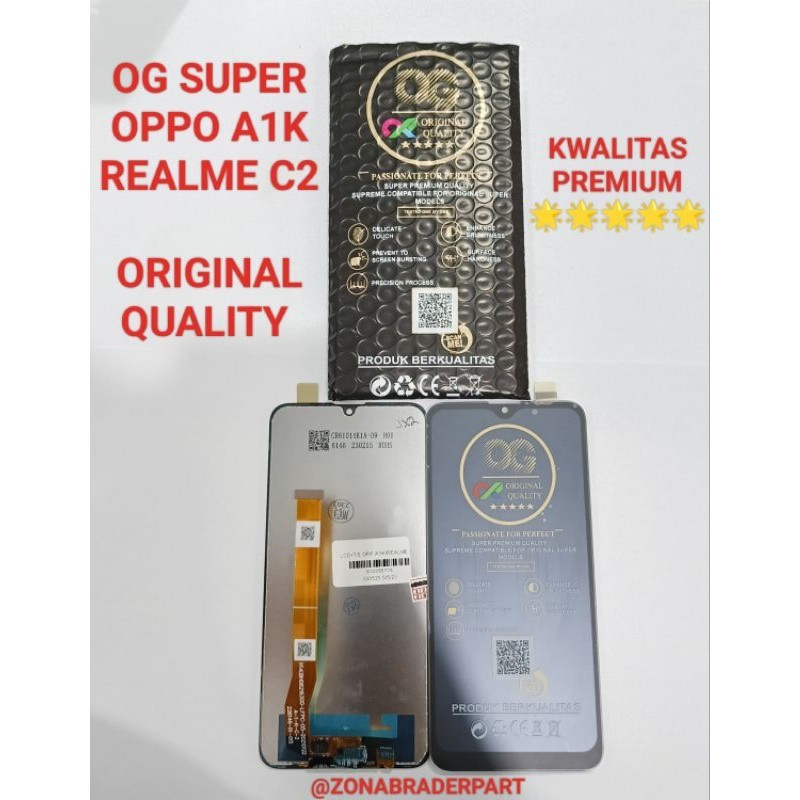 Jual LCD + TS OPPO REALME A1K/C2 OG SUPER ORIGINAL QUALITY | Shopee Indonesia