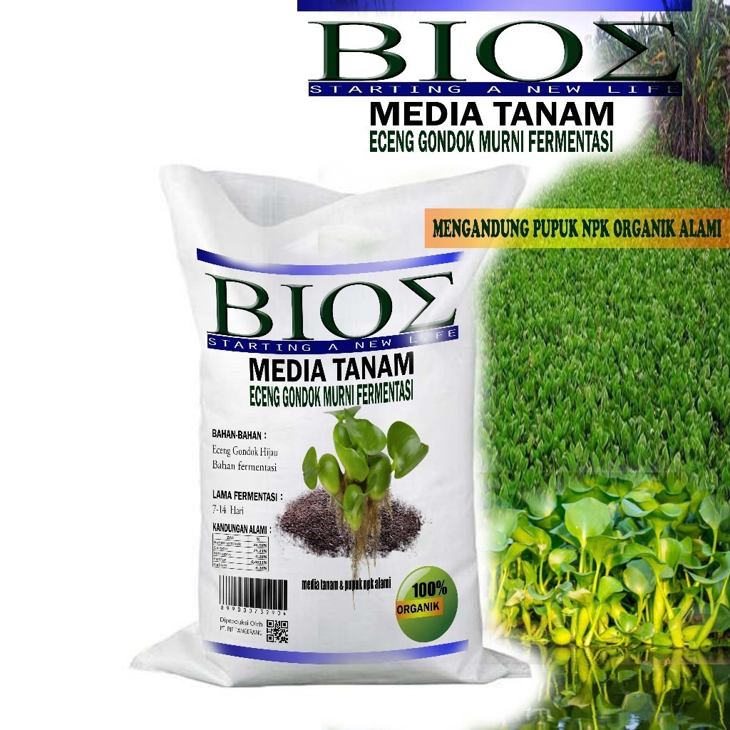Jual 15 liter fermentasi eceng gondok media tanam mengandung trichoderma sp dan jakaba super ...