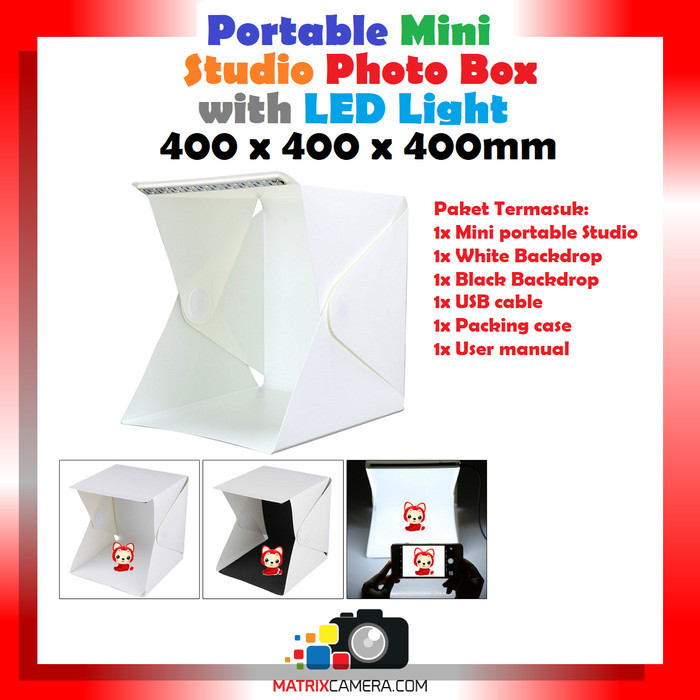 Jual Jumbo Size Portable Mini Studio Photo Box With Led Light ...