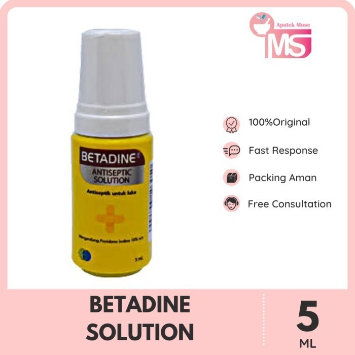 Jual BETADINE Solution 5 mL/Botol | Shopee Indonesia