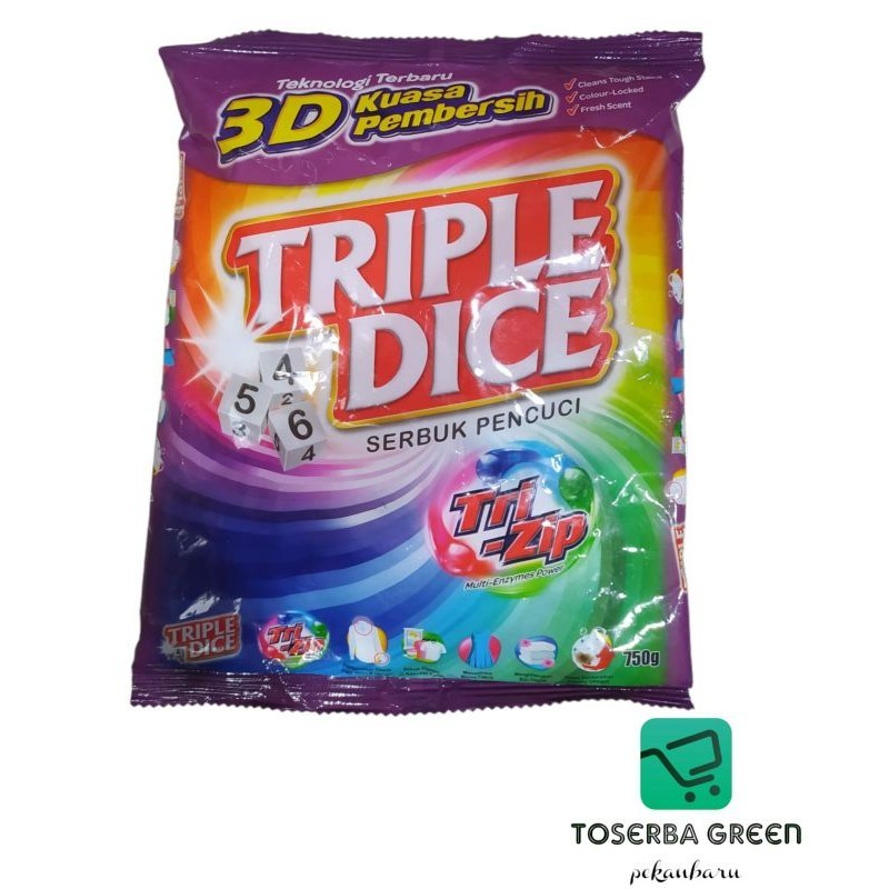 Jual Detergen Triple Dice 750gr | Shopee Indonesia