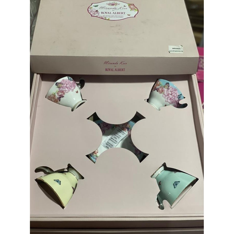 Jual HARGA DISC - Royal Albert Miranda Tea cup set isi 4 | Shopee Indonesia