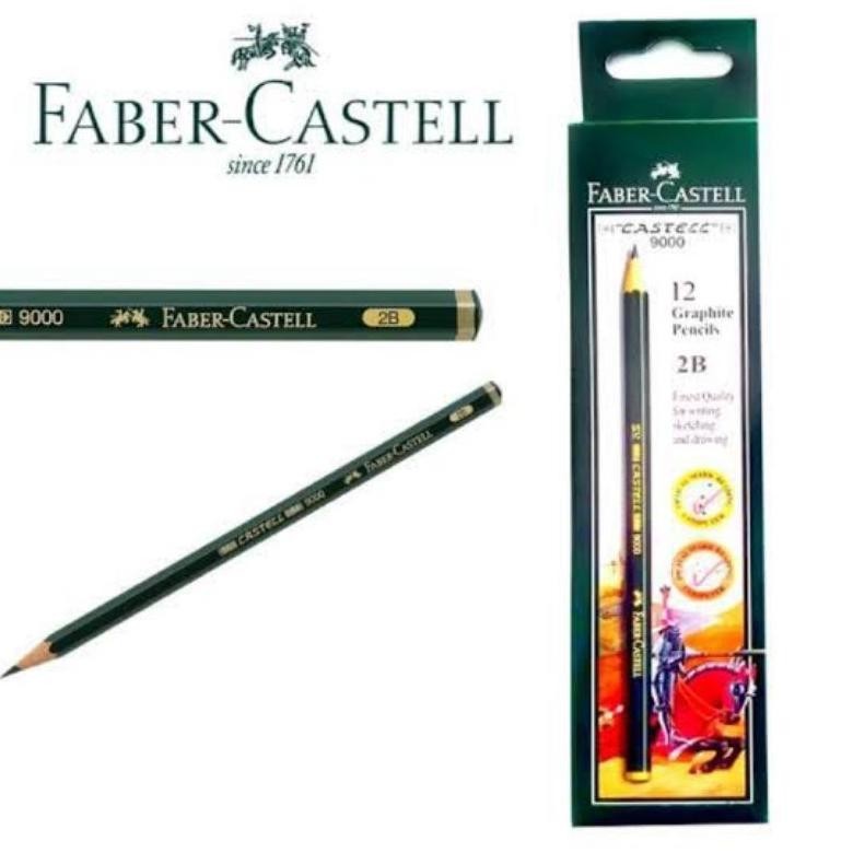 Jual Pensil Faber Castell 2B Ujian Computer (12 Pcs) | Shopee Indonesia