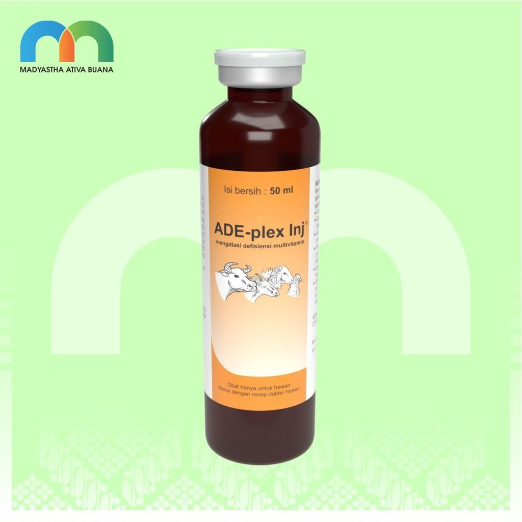 Jual ADE-plex Inj 50 ml Medion Multivitamin Hewan Besar | Shopee Indonesia