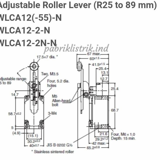Jual [ Bv ] Limit Switch Wlca12 - 2Q Japan Original Omron ( Wlca 12 ...