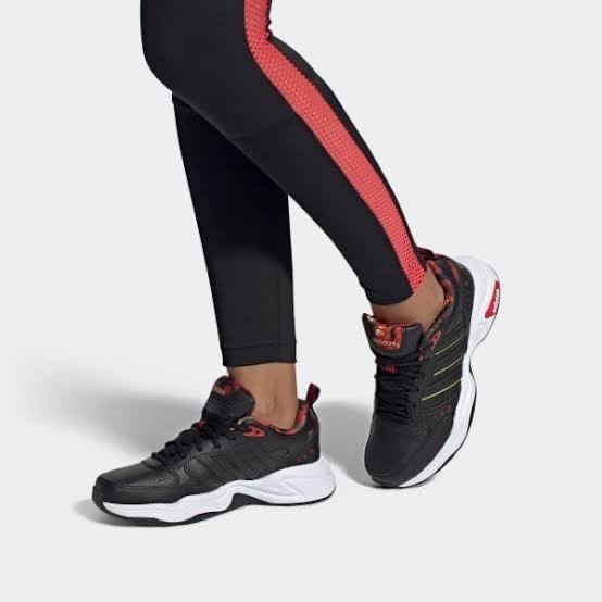 Jual Adidas Women Strutter Cny Shoes Black Scarlet Original | Shopee ...