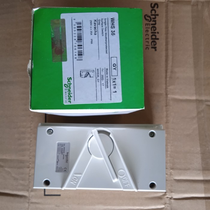 Jual Terbagus Kavacha Whs35 Isolator Switch 1 Phase 35A Ip66 Schneider ...