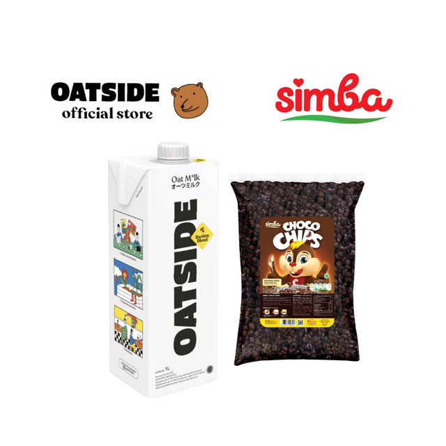 Jual OATSIDE Oat Milk Barista Blend 1L + Simba Choco Chips Cereal Bag 950gr | Shopee Indonesia