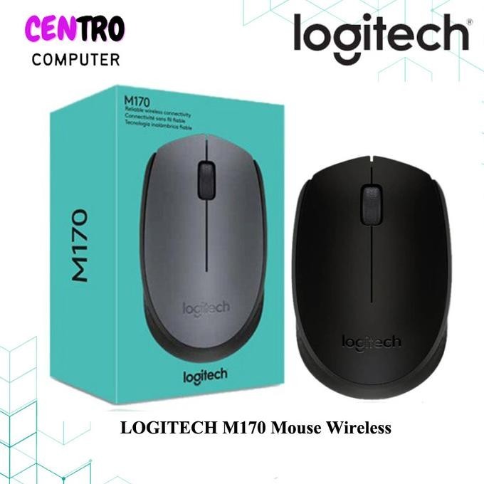 Jual LOGITECH MOUSE M170 WIRELESS 2,4GHZ | Shopee Indonesia