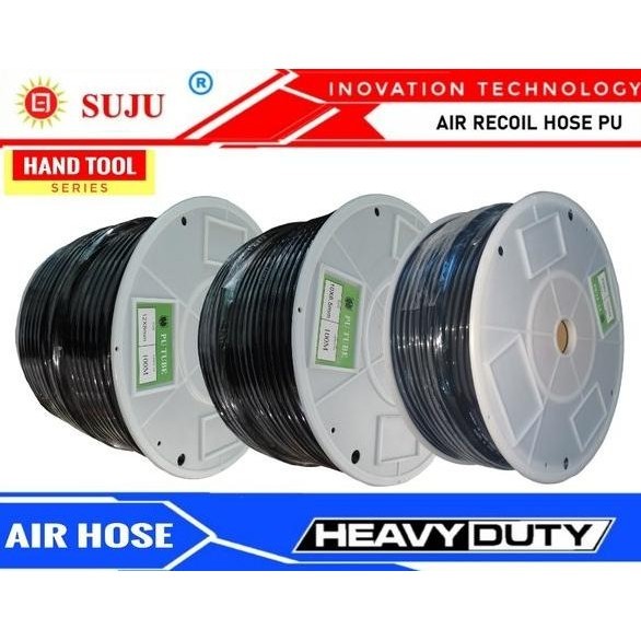 Jual Promo Selang Angin Kompressor Pu Recoil Air Hose Compressor Roll ...