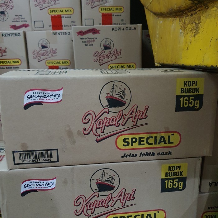 Jual Secrenada - Kopi Bubuk Kapal Api Special 165 Gram - 1 Dus Isi ...