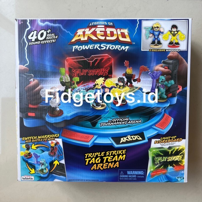 Jual Legends Of Akedo Powerstorm Triple Strike Tag Team Arena | Shopee ...