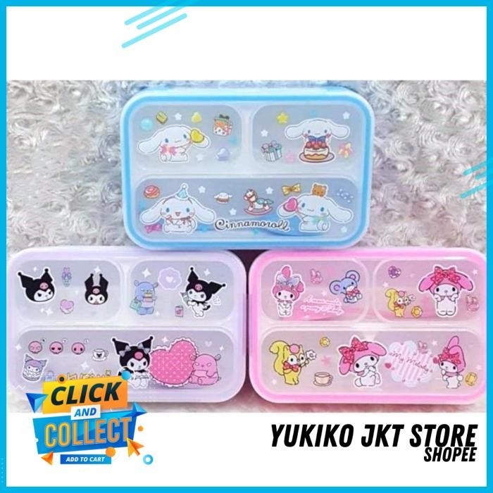 Jual LUNCH BOX YOOYEE MINIGRID X 9008 / TEMPAT BEKAL KOTAK MAKAN SEKAT ...